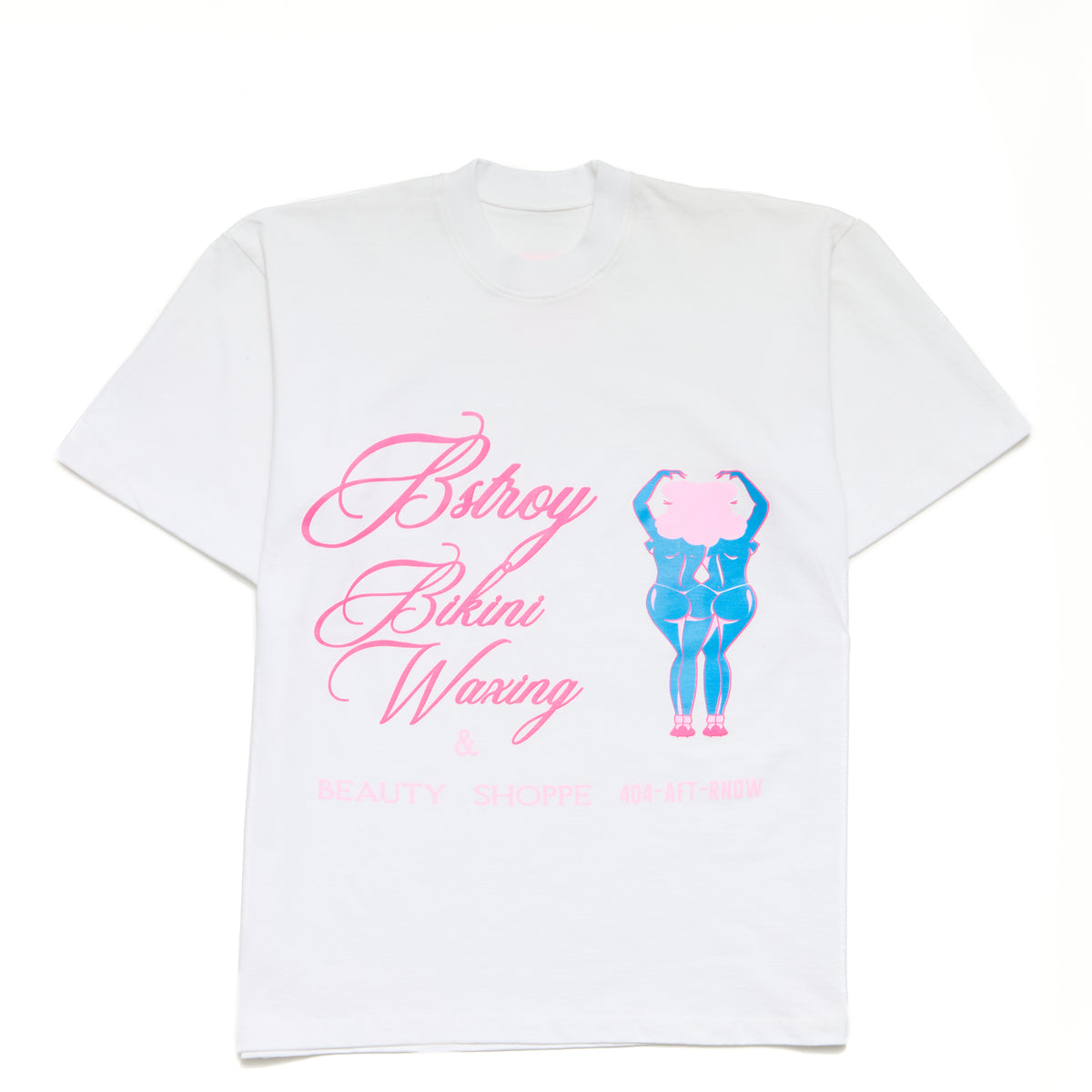 (b).Kini Wax Boxy Tee (White) – Bstroy